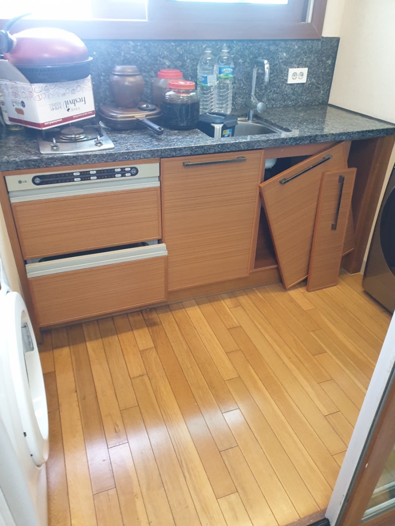 엘지빌트인 김치냉장고철거 2칸서랍장설치 네이버 블로그