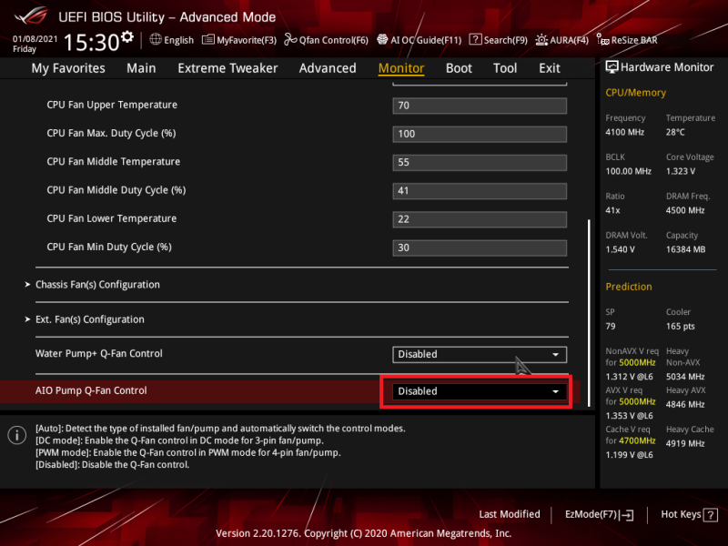 [PC] ASUS 메인보드 바이오스 펌프/팬 속도(RPM) 조절하기 : 네이버 블로그