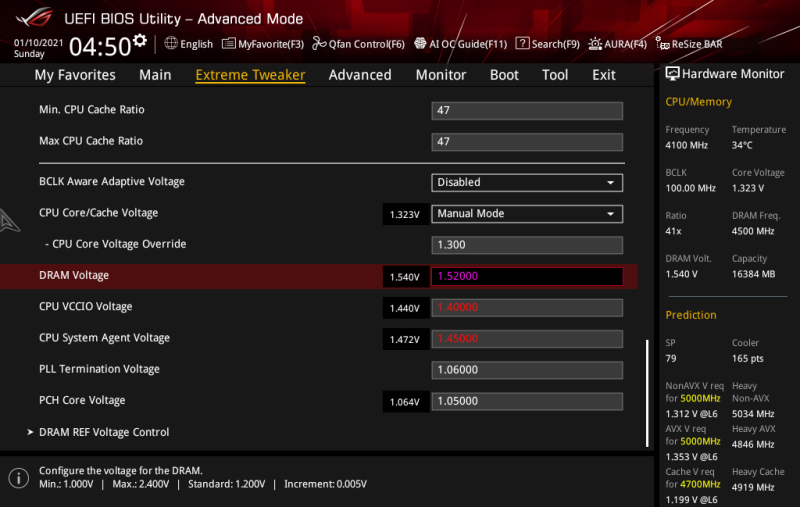 [PC] ASUS 보드 CPU/램 오버클럭 메뉴 위치 설명 (인텔) : 네이버 블로그