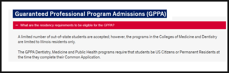미국 의대 BS + MD (UIC - University of Illinois College of Medicine) GPPA ...