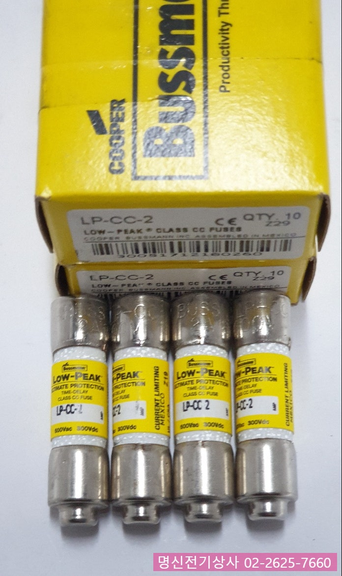 LP-CC-2 FUSE EATON BUSSMANN Low-Peak CLASS CC 1/2-30A TIME DELAY용 휴즈 퓨즈 ...