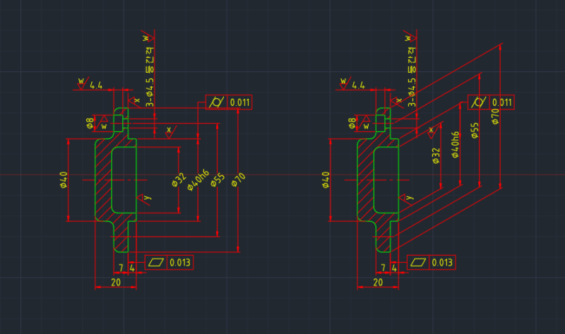 [오토캐드 팁] 오토캐드(AutoCAD) 간단한 치수 문자 가운데 정렬하기 (DIMEDIT) : 네이버 블로그