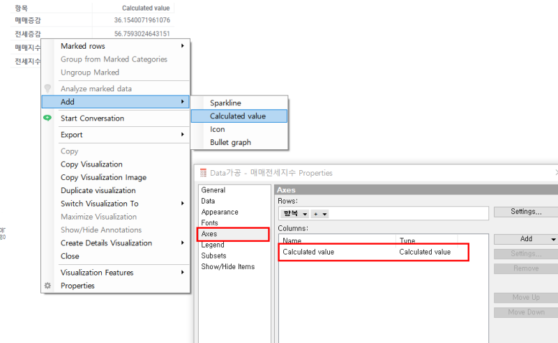(Spotfire) Visualization Type(Graphical Table) : 네이버 블로그