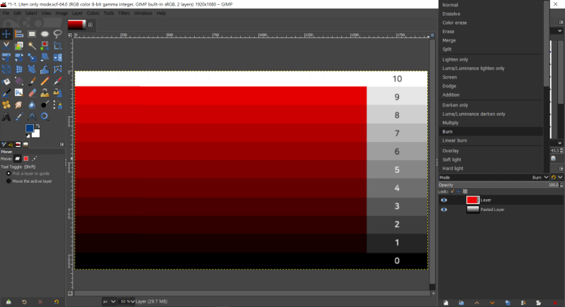 26. 김프(Gimp) 강좌 레이어 모드(Layer mode) -[Dodge and Burn] : 네이버 블로그