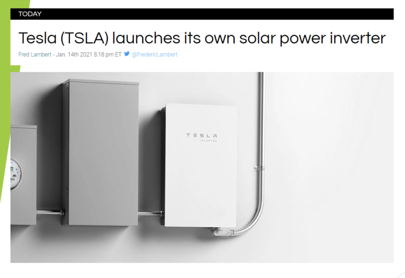 테슬라 솔라파워 인버터 론칭 (feat. 가정용 태양광 시스템 완성) : 네이버 블로그