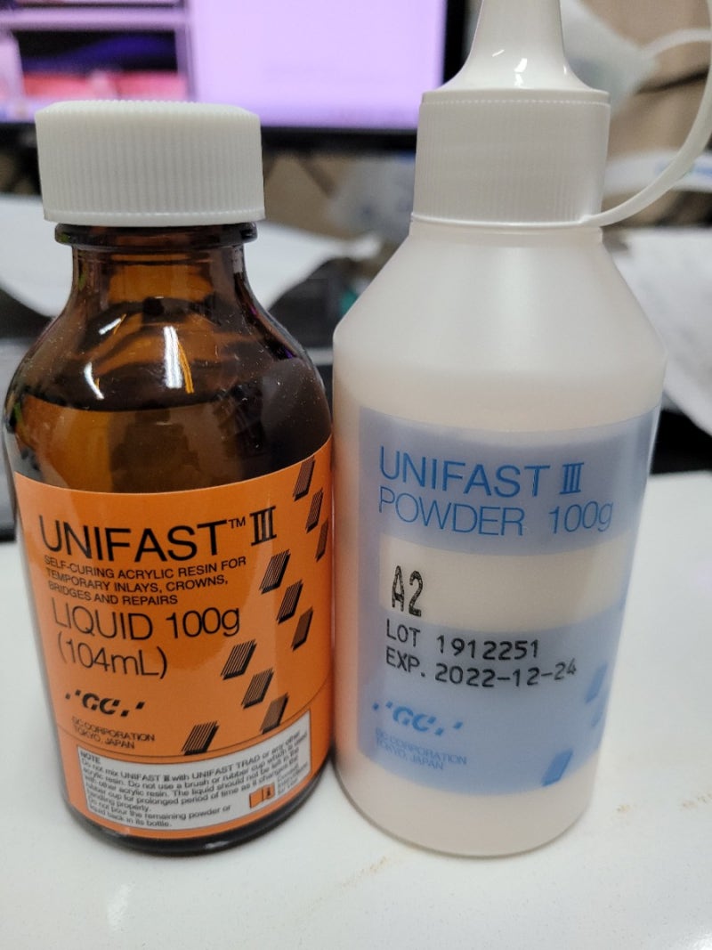 UNIFAST III - GC社의 임시치아제작 레진 : 네이버 블로그
