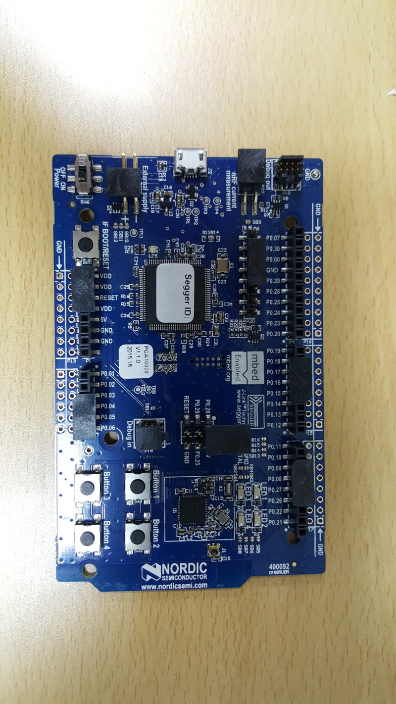 Nordic nRF51, nRF52 Development kit : 네이버 블로그