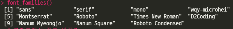 [R] showtext:: ggplot() 그래프 폰트 변경, 원하는 글씨체 쓰기, 구글 폰트 · 윈도우 폰트를 불러오는 패키지 ...