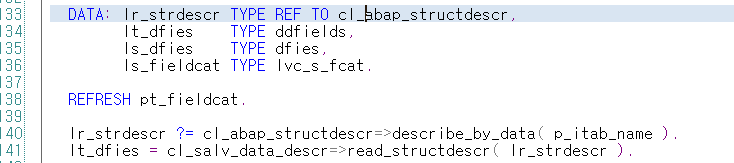 [SAP ABAP] CL_SALV_DATA_DESCR : 네이버 블로그