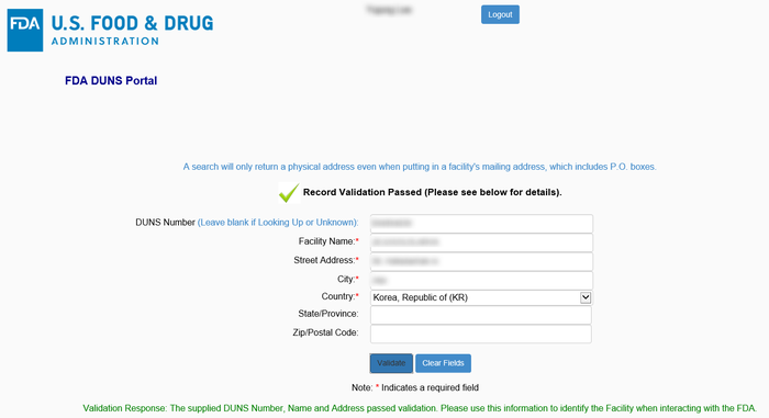[Duns Number]미국수출 FDA 시설등록 DUNS NO. 던스넘버 무료 발급 및 확인 조회하기 : 네이버 블로그