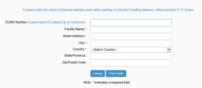 [Duns Number]미국수출 FDA 시설등록 DUNS NO. 던스넘버 무료 발급 및 확인 조회하기 : 네이버 블로그
