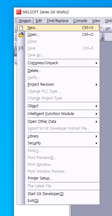 GX-WORKS 2시작하기 (MELSEC Q) : 네이버 블로그