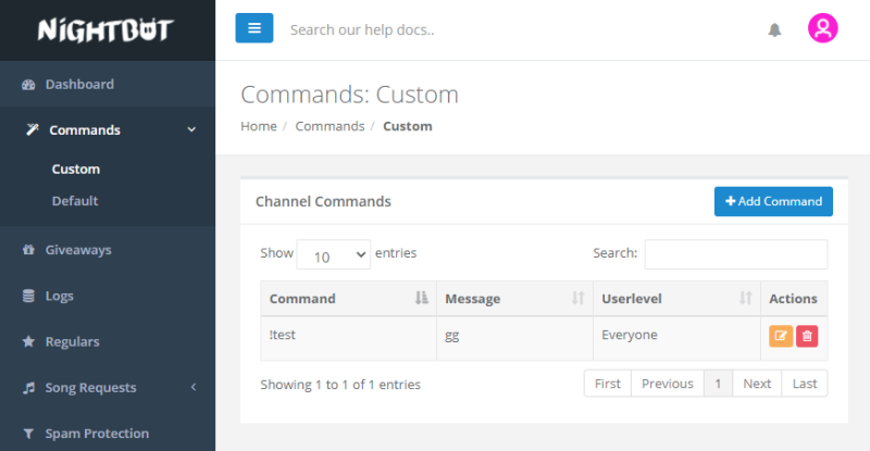 나이트봇 Nightbot 설정하는 방법 (트위치/유튜브) : 네이버 블로그