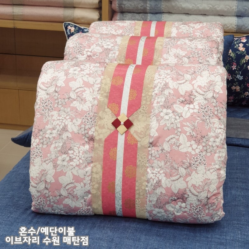 수원 광교 예단포장 시할머님 예단이불 친척 답례이불 이브자리 데오킹 스윗코튼으로 준비했어요 네이버 블로그