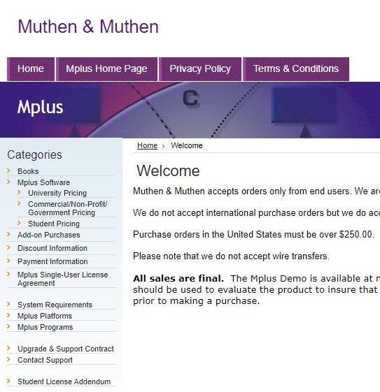 통계프로그램 Mplus 구매하기 : 네이버 블로그