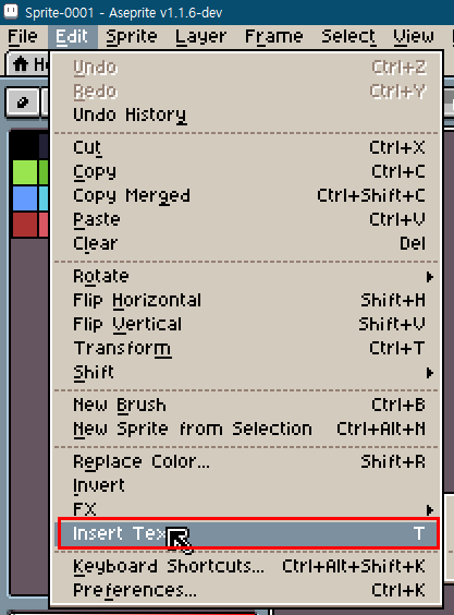Aseprite - Aseprite에서 다운로드한 font로 text 추가하기 : 네이버 블로그