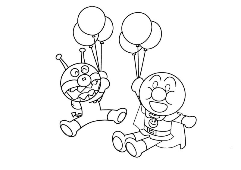 anpanman coloring pages