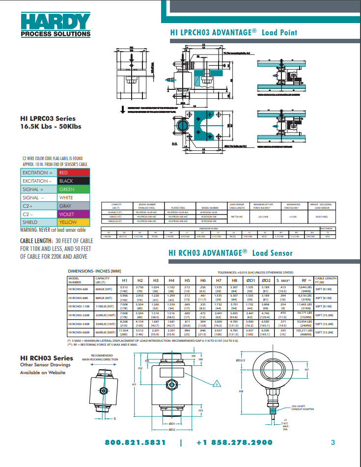 [계량/계측] 카스 / 하디(HARDY) 압축형 로드셀(Compression Type Load Cell) 7.5ton ...