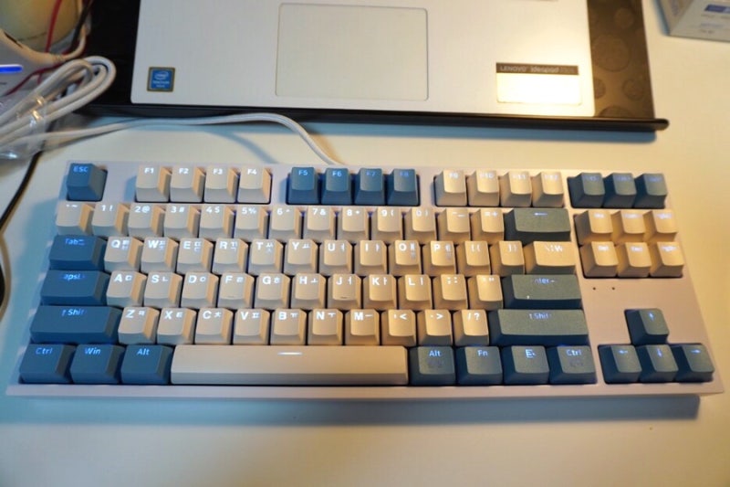 텐키리스 기계식 키보드 COX CK87 크림블루(청축) 장단점, 타건감 후기 : 네이버 블로그