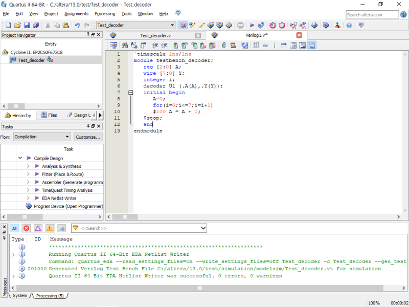디지털 논리 설계 - 설계편6(Quartus 2 Decoder simulation) : 네이버 블로그