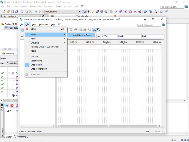 디지털 논리 설계 - 설계편6(Quartus 2 Decoder simulation) : 네이버 블로그