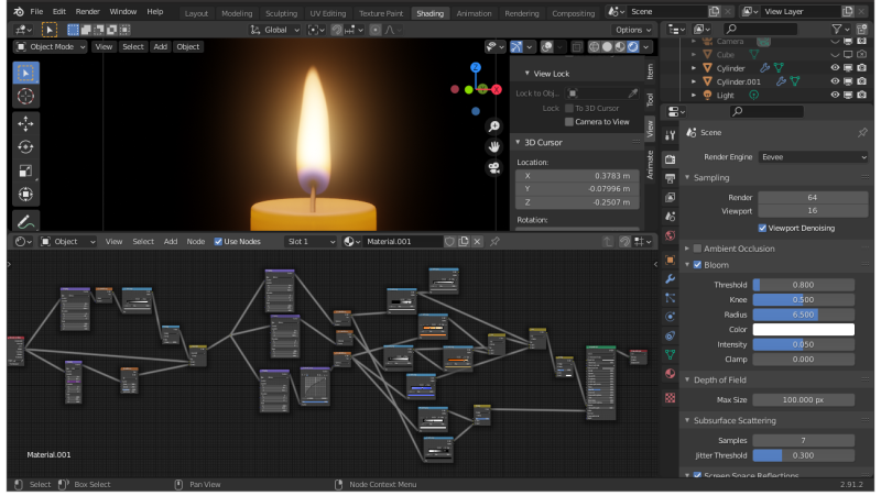 Shader로 2D 촛불 만들기 : 네이버 블로그