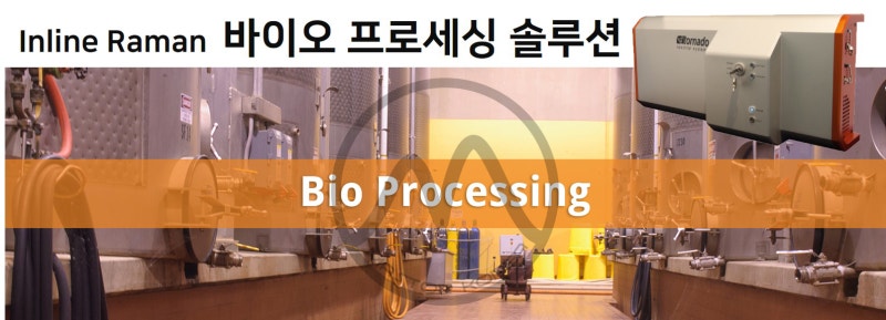 인라인 라만(Inline Raman)을 이용한 바이오 프로세싱 솔루션(Bioprocess Solution), 생물공정 솔루션 ...