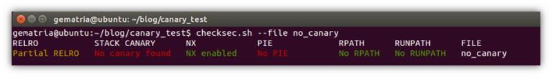 checksec.sh::실행파일의 보안 메커니즘 확인(메모리 보호 기법 등) : 네이버 블로그