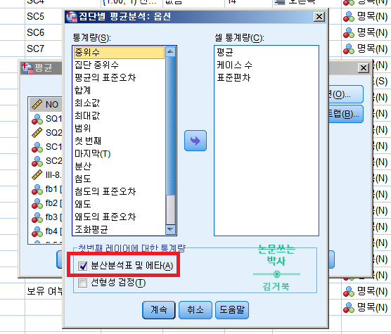Spss 일원분산분석 Anova 결과 망했습니다 Anova분석의 또 다른 방법 에타제곱 설명력 구하기 네이버 블로그