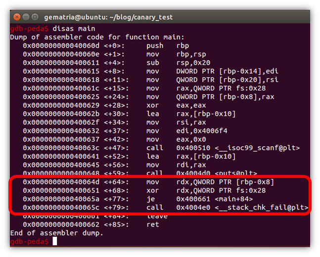 Stack Smash Protection(SSP), 스택 보호 기법 카나리아(Canary) : 네이버 블로그
