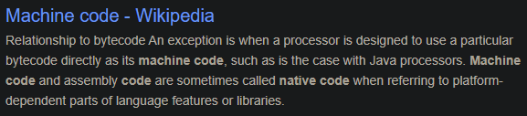 Native Code, Machine Code : 네이버 블로그
