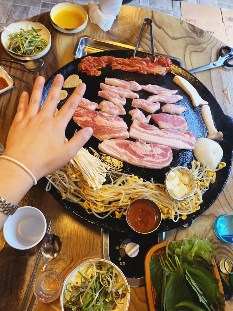 부산 수영구 고기맛집광안리 솥뚜껑 삼겹살 네이버 블로그