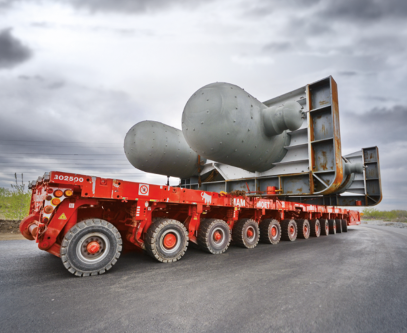 [건설장비] SPMT - Self Propelled Modular Transpoter : 네이버 블로그