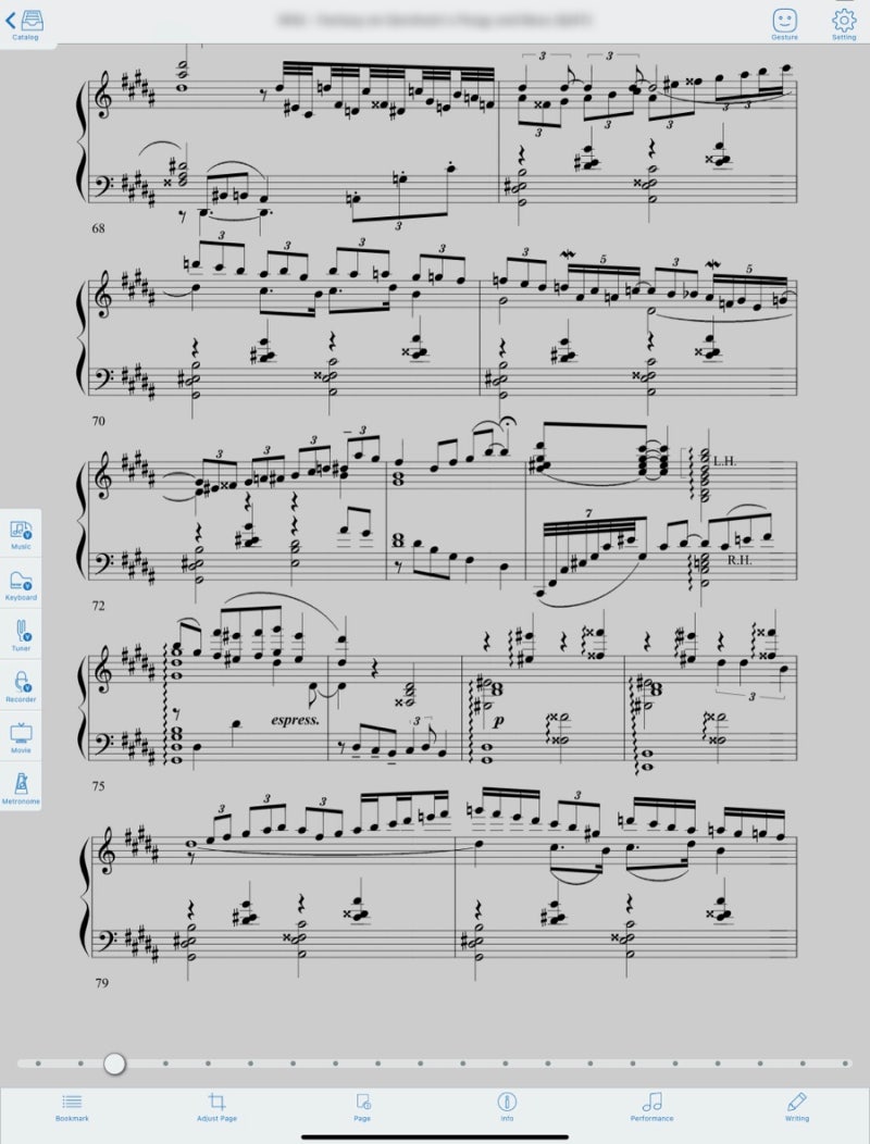 Piascore / 아이패드 악보 어플 : 네이버 블로그