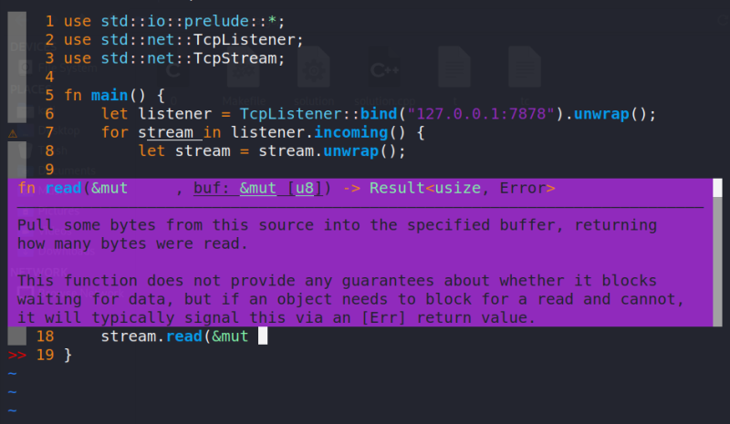 vim에서 rust 자동 완성기능 : 네이버 블로그