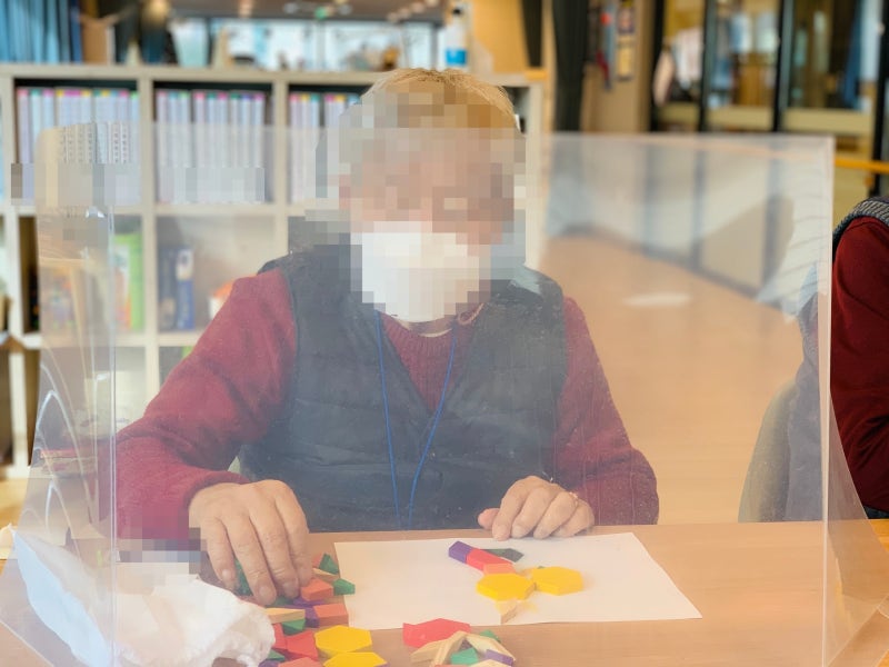 일산노인주간보호센터인지프로그램패턴블록도형판시니어데이케어 주은 일산센터 네이버 블로그