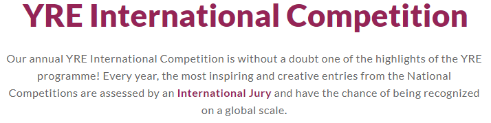 환경 관련 대회 추천! _ YRE International Competition : 네이버 블로그