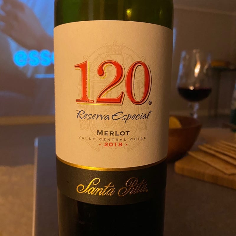 와인 SANTA RITA 120(산타 리타 120) Reserva Especial MERLOT 리뷰 : 네이버 블로그