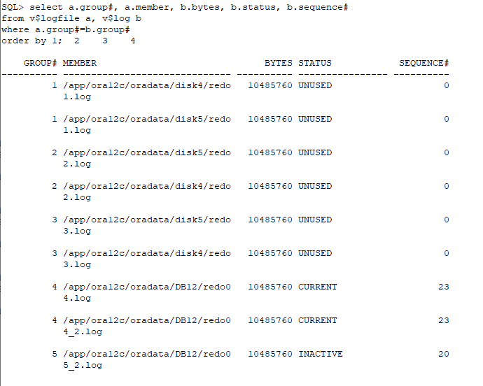 오라클 관리자 실습과정_Redo log file 관리 : 네이버 블로그