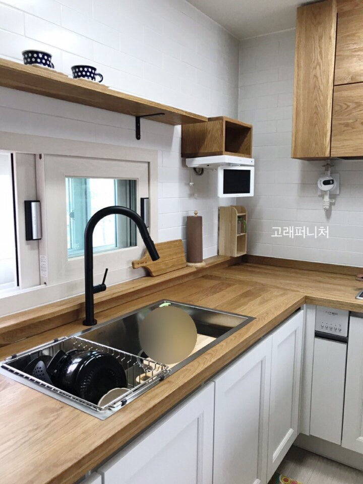 광주랩핑도어씽크대•원목상판 첨단진아리채 씽크대교체 고래퍼니처 네이버 블로그