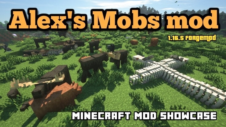 [모드][Forge][1.20.1] 알렉스의 몹 모드 (Alex's Mobs) : 네이버 블로그
