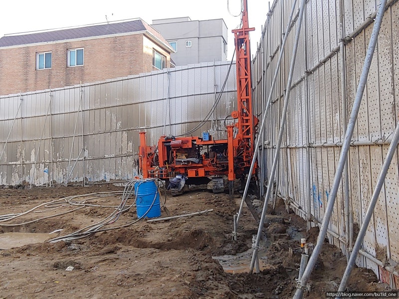 CIP (Cast in place concrete pile wall) : 네이버 블로그