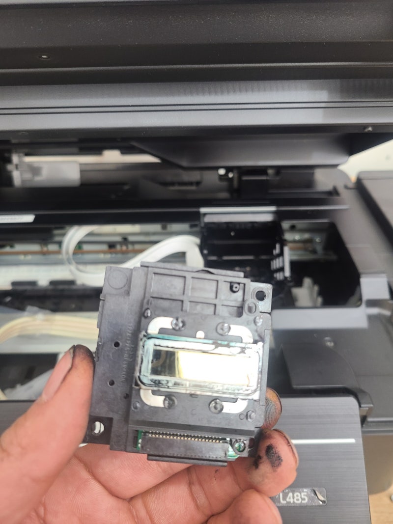 Epson 엡손 L485 무한잉크 프린터 색상안나옴 헤드잉크패드리셋 네이버 블로그