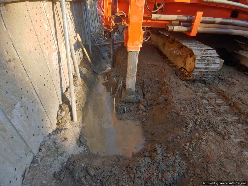 CIP (Cast in place concrete pile wall) : 네이버 블로그