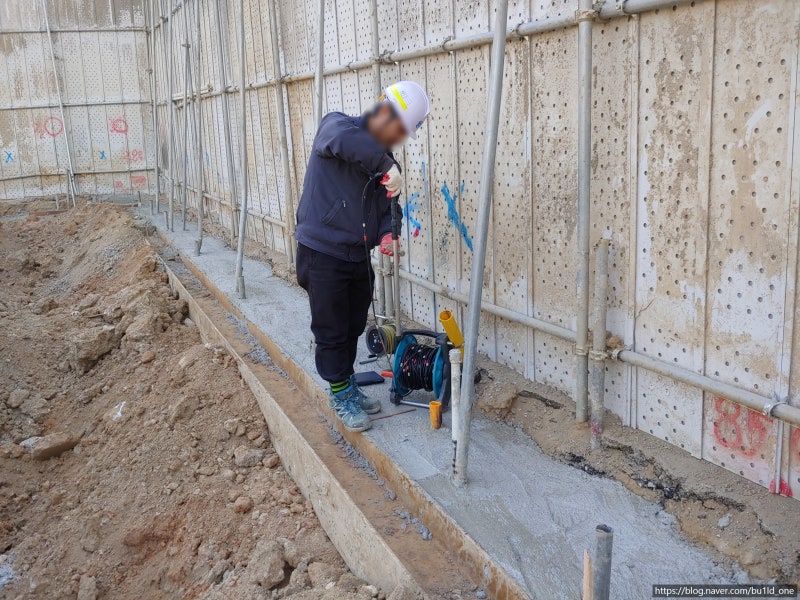 CIP (Cast in place concrete pile wall) : 네이버 블로그