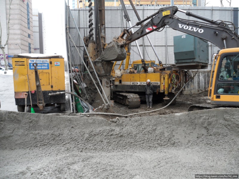 CIP (Cast in place concrete pile wall) : 네이버 블로그