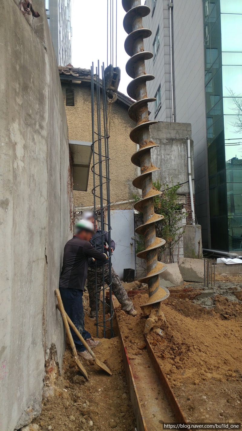 CIP (Cast in place concrete pile wall) : 네이버 블로그