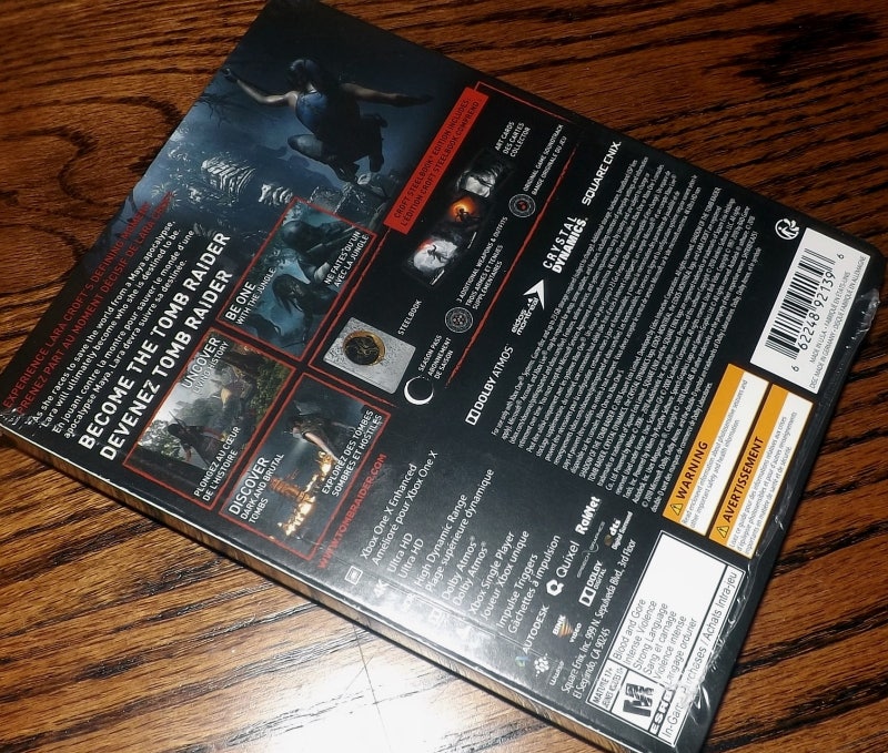 140. SHADOW OF THE TOMB RAIDER CROFT STEELBOOK EDITION (섀도우 오브 더 툼레이더 ...