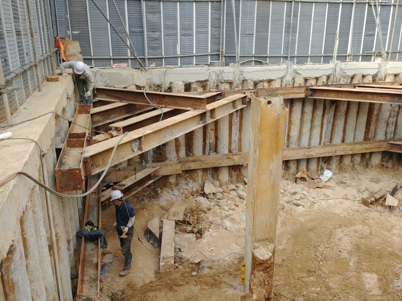 CIP (Cast in place concrete pile wall) : 네이버 블로그