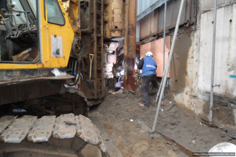 CIP (Cast in place concrete pile wall) : 네이버 블로그
